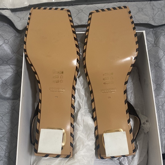 Jacquemus | Shoes | Jacquemus Les Sadales Valerie Black Sz 39 | Poshmark